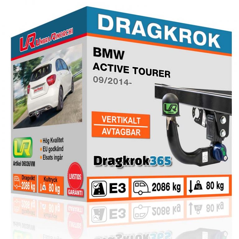 Dragkrok BMW Active Tourer ink elsats - DRAGKROK365