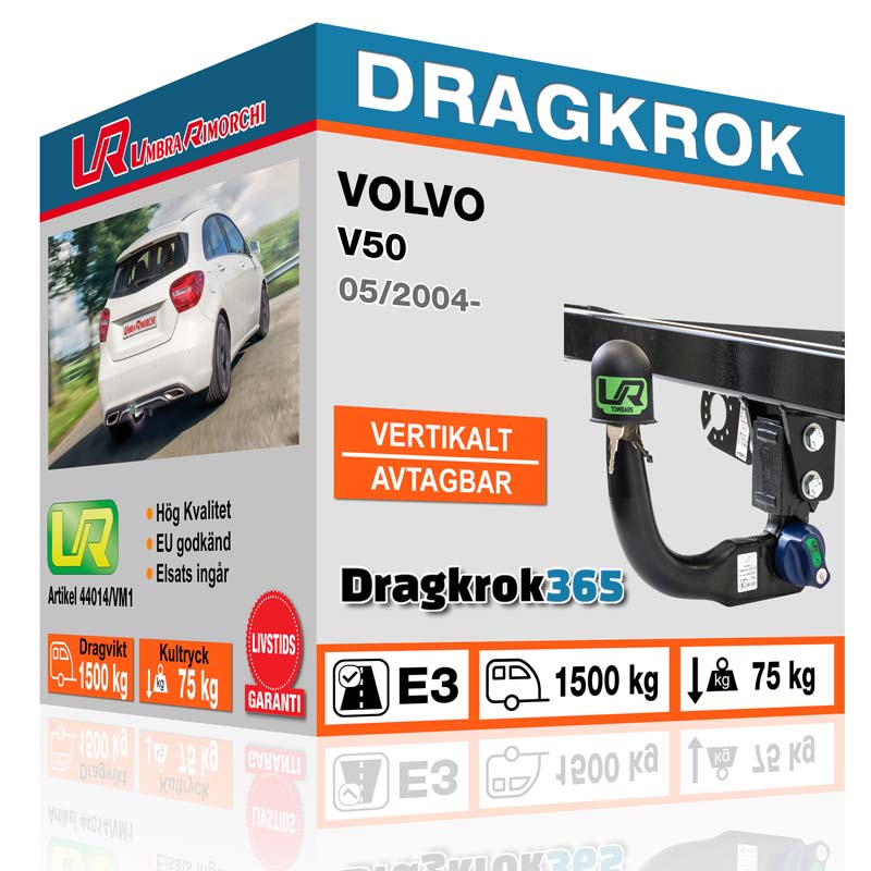Dragkrok till VOLVO V50 inklusive elsats - Dragkrok365